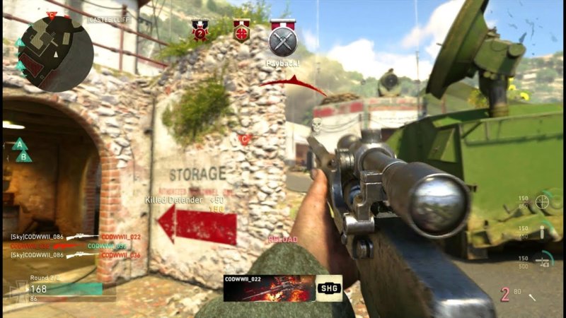 Cod: Ww2 – Sniper Semi-auto "karabin" Gameplay Beta (call Of Duty ...