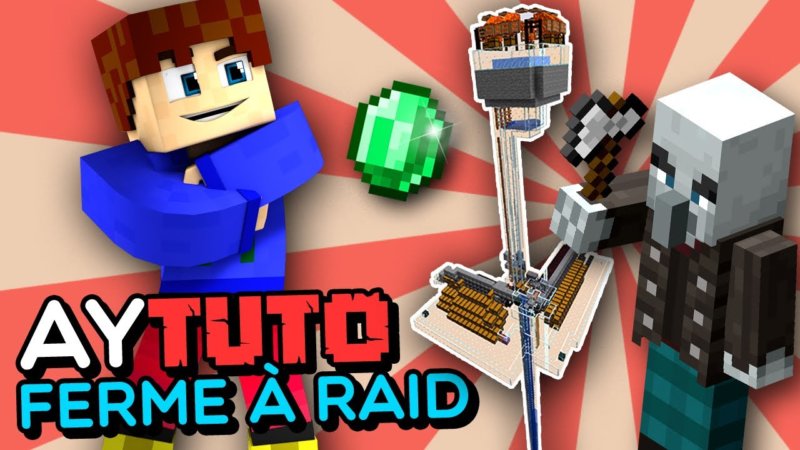 La ferme la plus cheaté de minecraft ! Tuto ferme à raid 1.16 – INTHEFAME